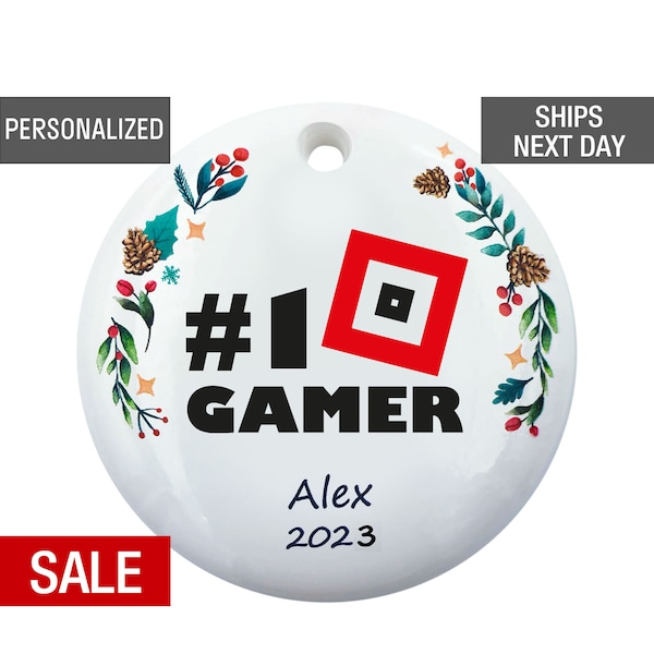 Roblox Christmas Ornament - Etsy