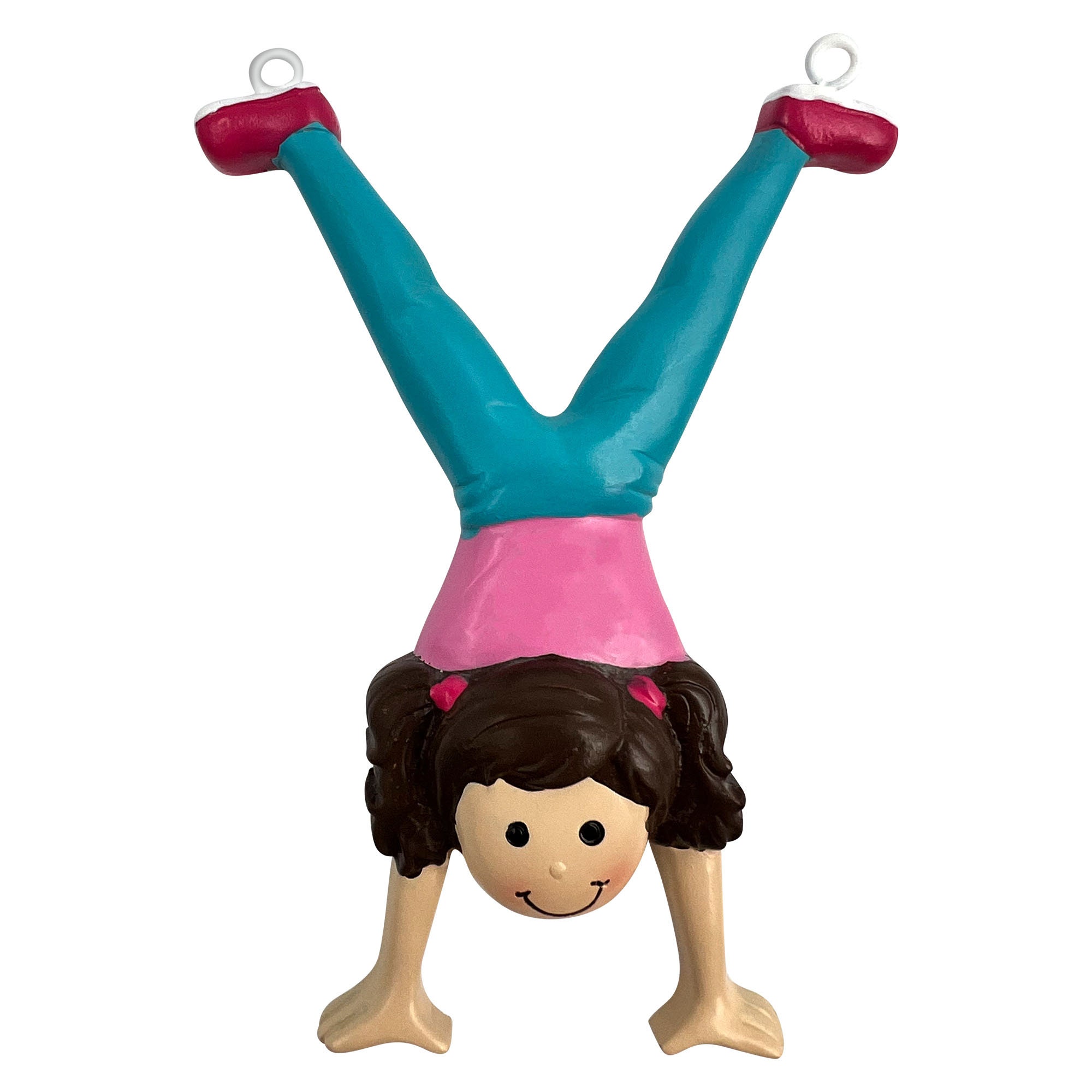 Tumbling Girl Christmas Ornament Personalized, Cartwheel, Gymnastics - Etsy