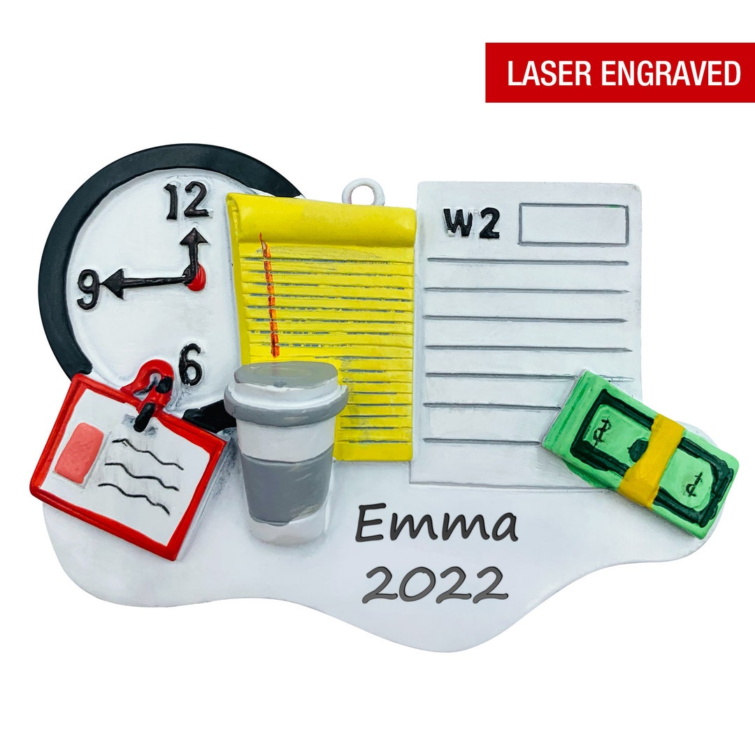 First Job Christmas Ornament New Job Ornament Fist Job Gift - Etsy