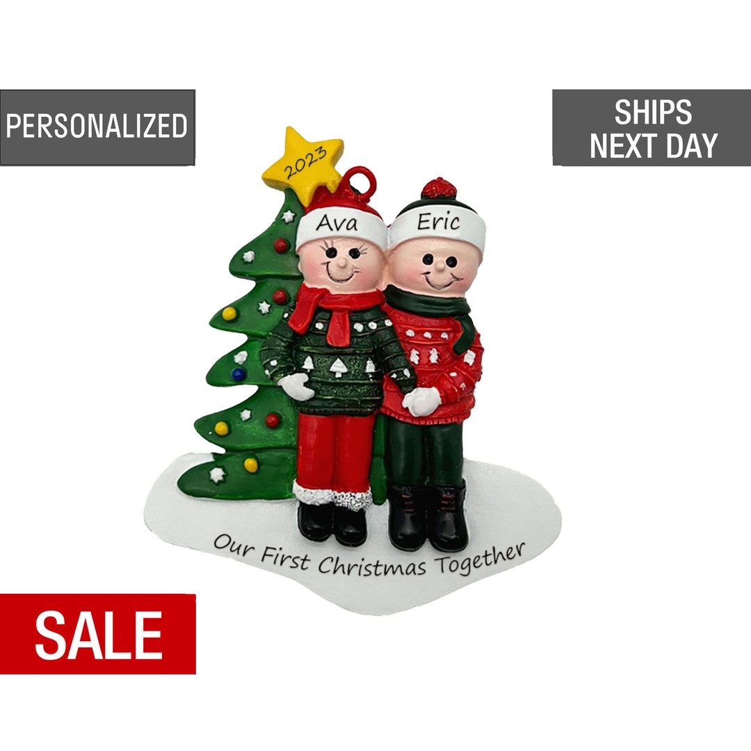 Our 1st Christmas Together Couple Christmas Ornament Personalized ...