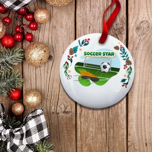 Personalized Soccer Christmas Ornament, Team Coach Gift - Etsy
