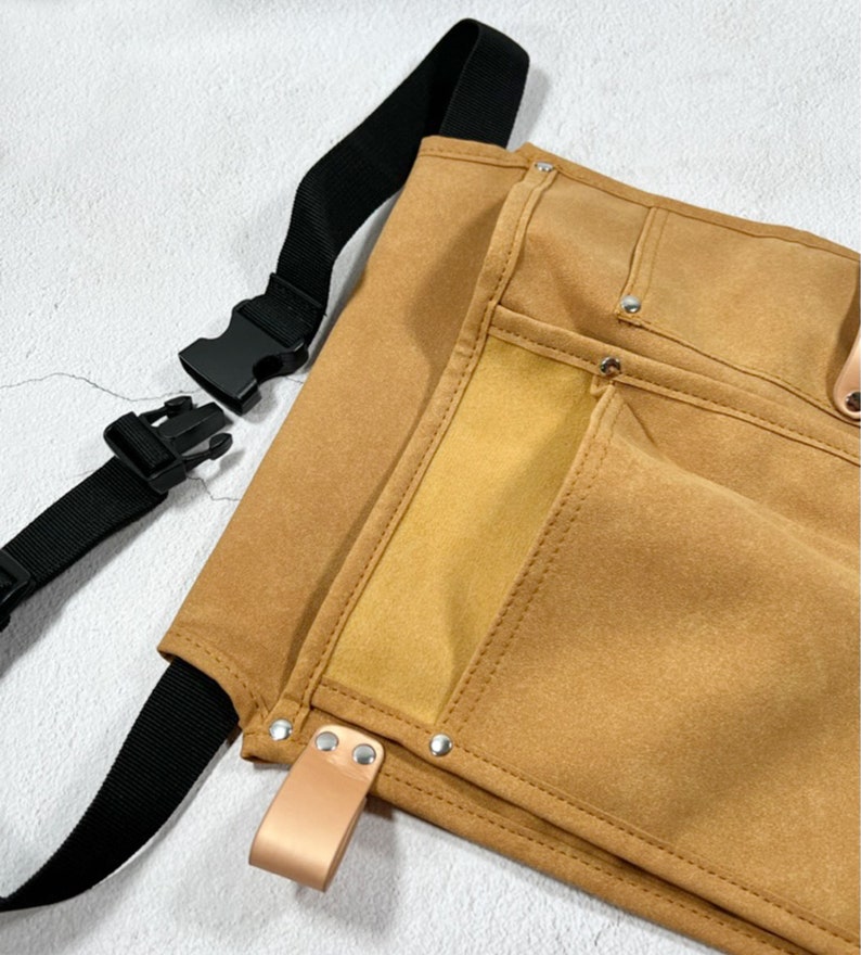 Tool Belt Personalized Suede Gardening, Handyman, Artist Pouch Worker ...