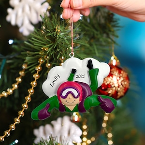 Skydiver Christmas Ornament Personalized, Skydiving Ornaments ...