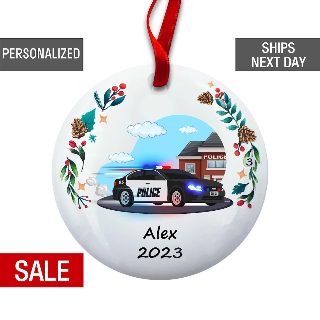 Policeman Christmas Ornament, Police Station, Police Officer ...