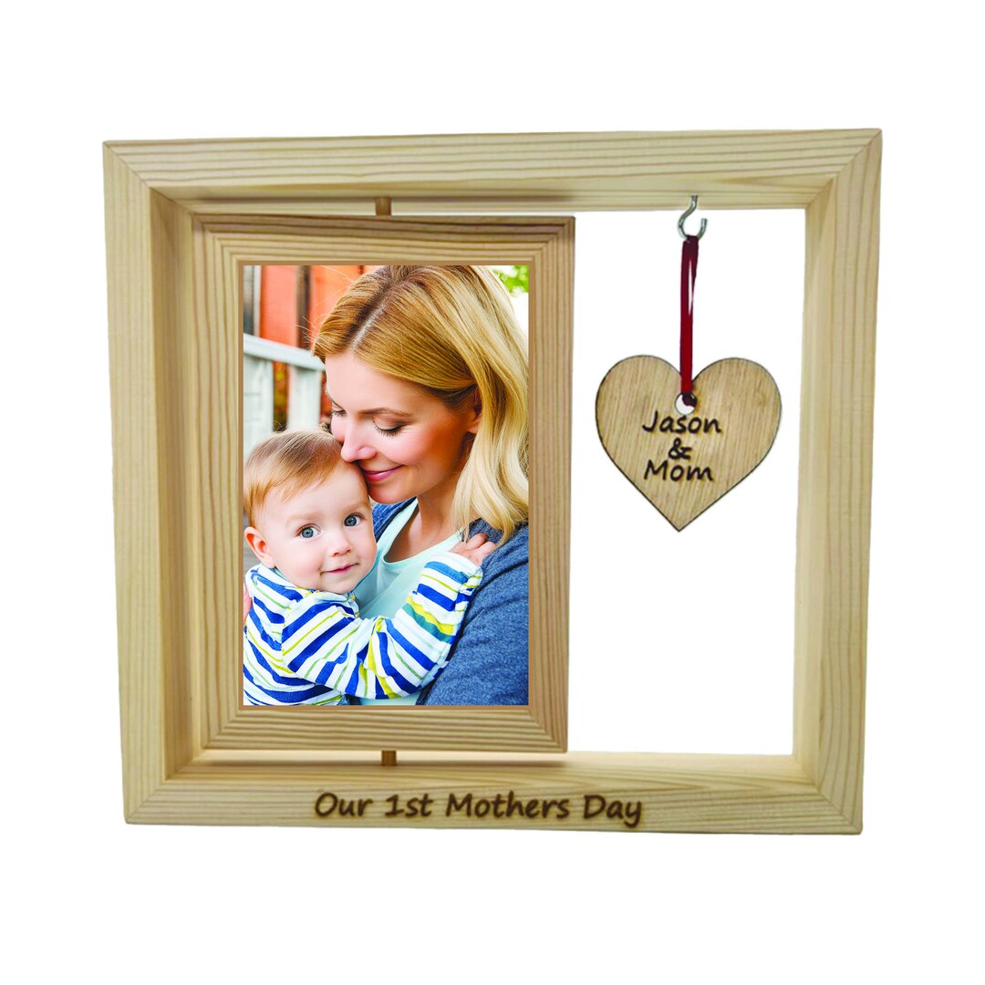 First Mother's Day Picture Frame 2024, Personalized 1st Mother's Day ...