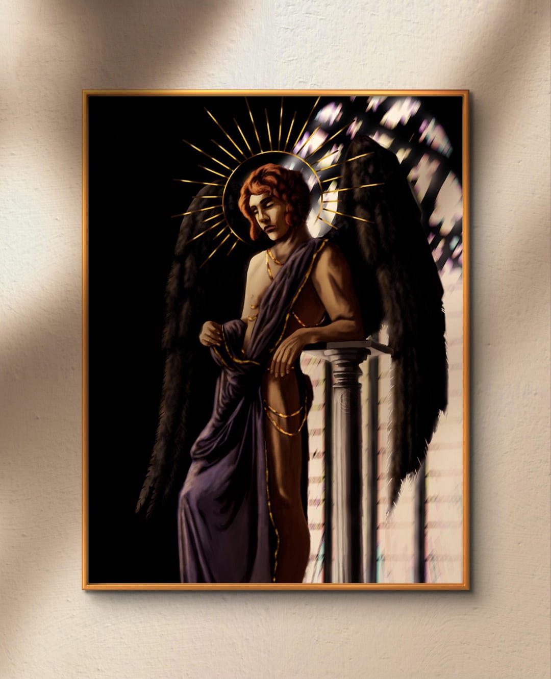 Realistic Deity Artwork Samael Print | Digital Download || Realistic ...