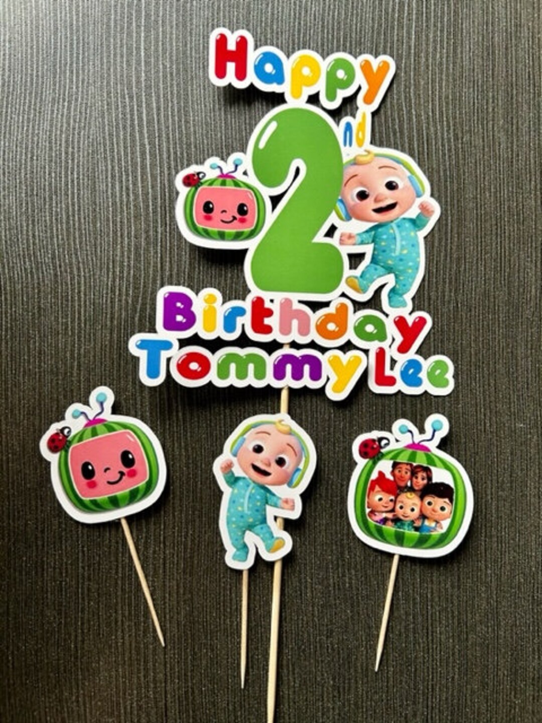 Personalised Coco Melon Cake Topper. - Etsy