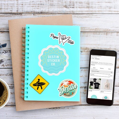 Crab Island Destin Sticker - Etsy