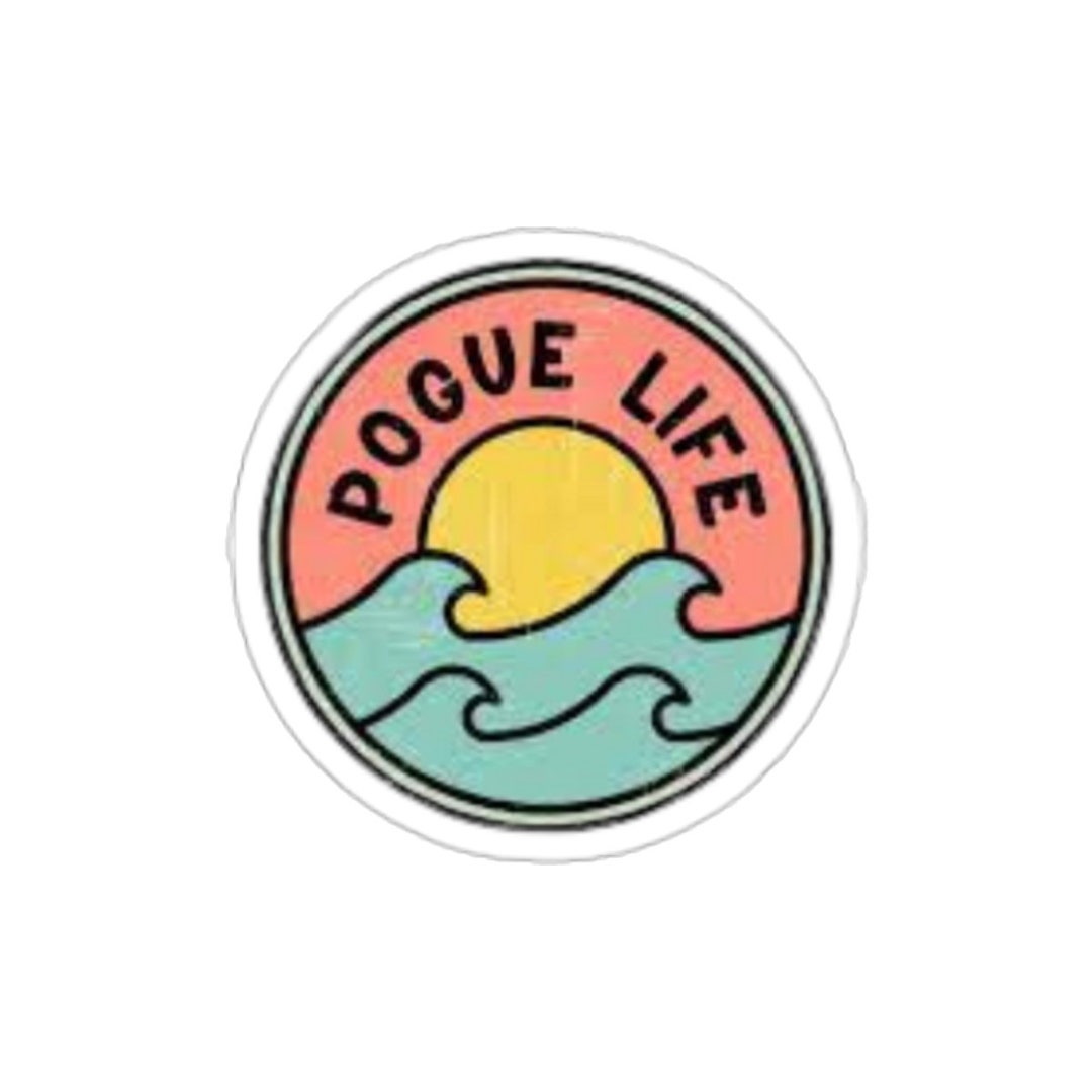 Round Pogue Life Sticker - Etsy