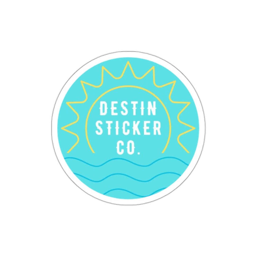 Destin Sticker Co. - Round Sticker - Etsy