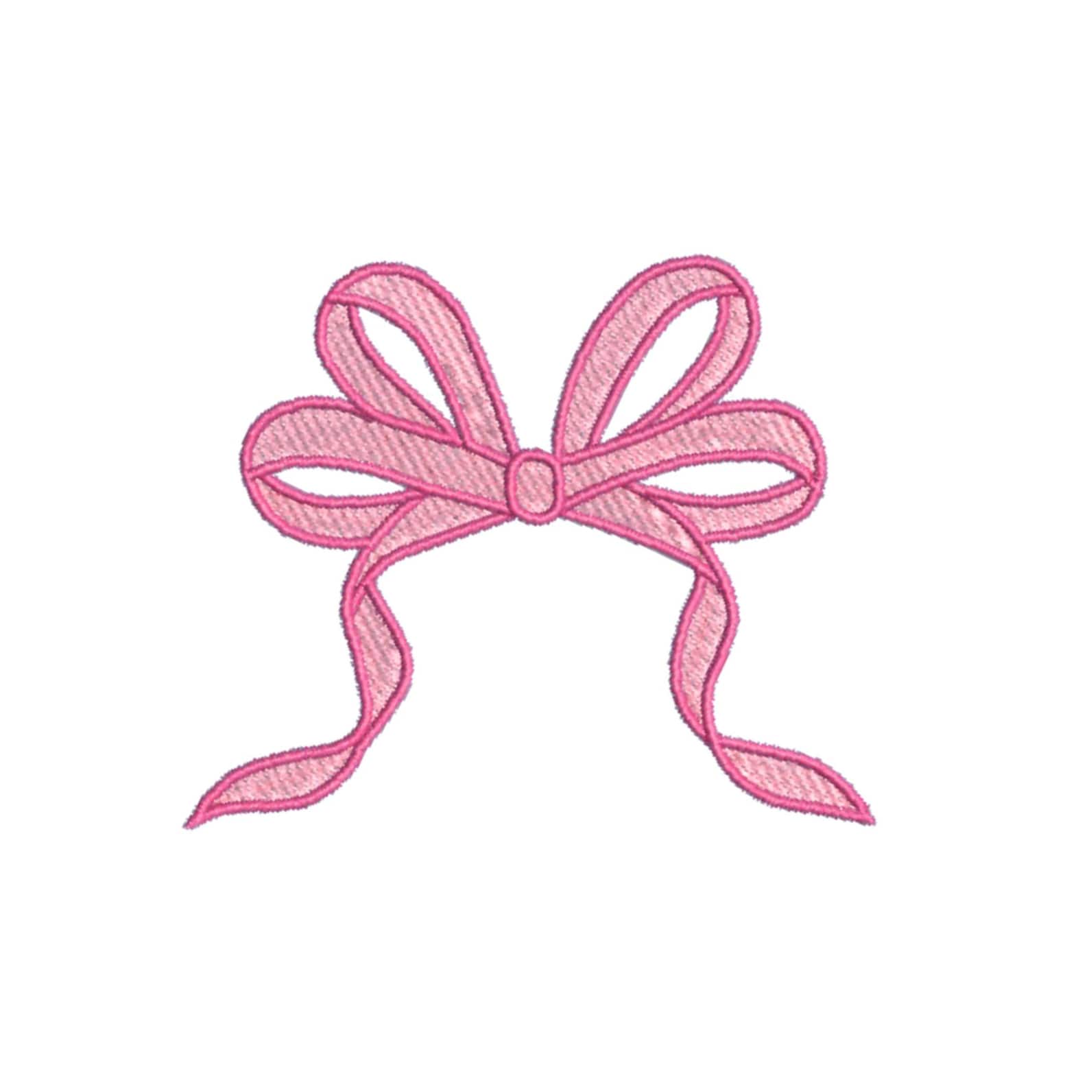 Gift Ribbon Embroidery Machine File Present Ballerina Bow Design Dst ...