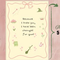 PRINTABLE- WICKED Birthday Card, Birthday, Witch, Wicked - Etsy