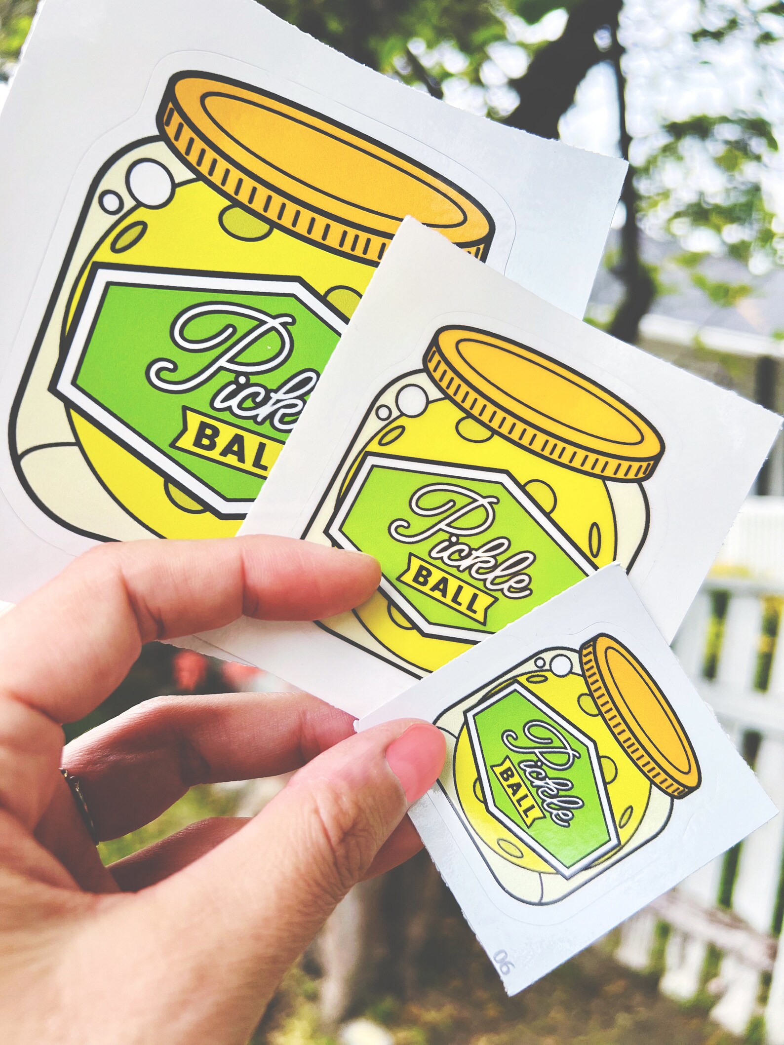 Pickleball Jar Sticker - Etsy