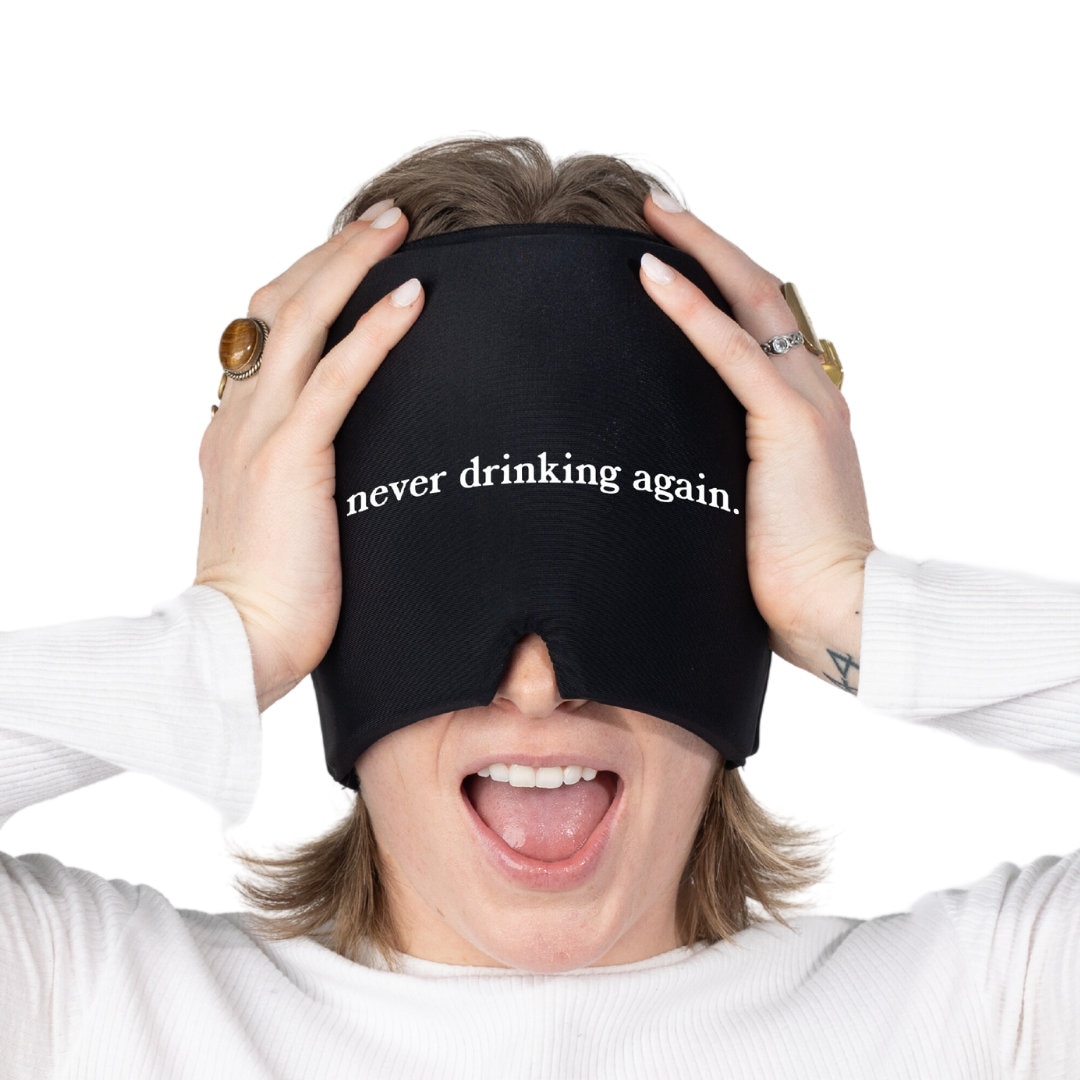 Hangover Relief Cap - "never Drinking Again.", Soft Silicon Gel Design ...