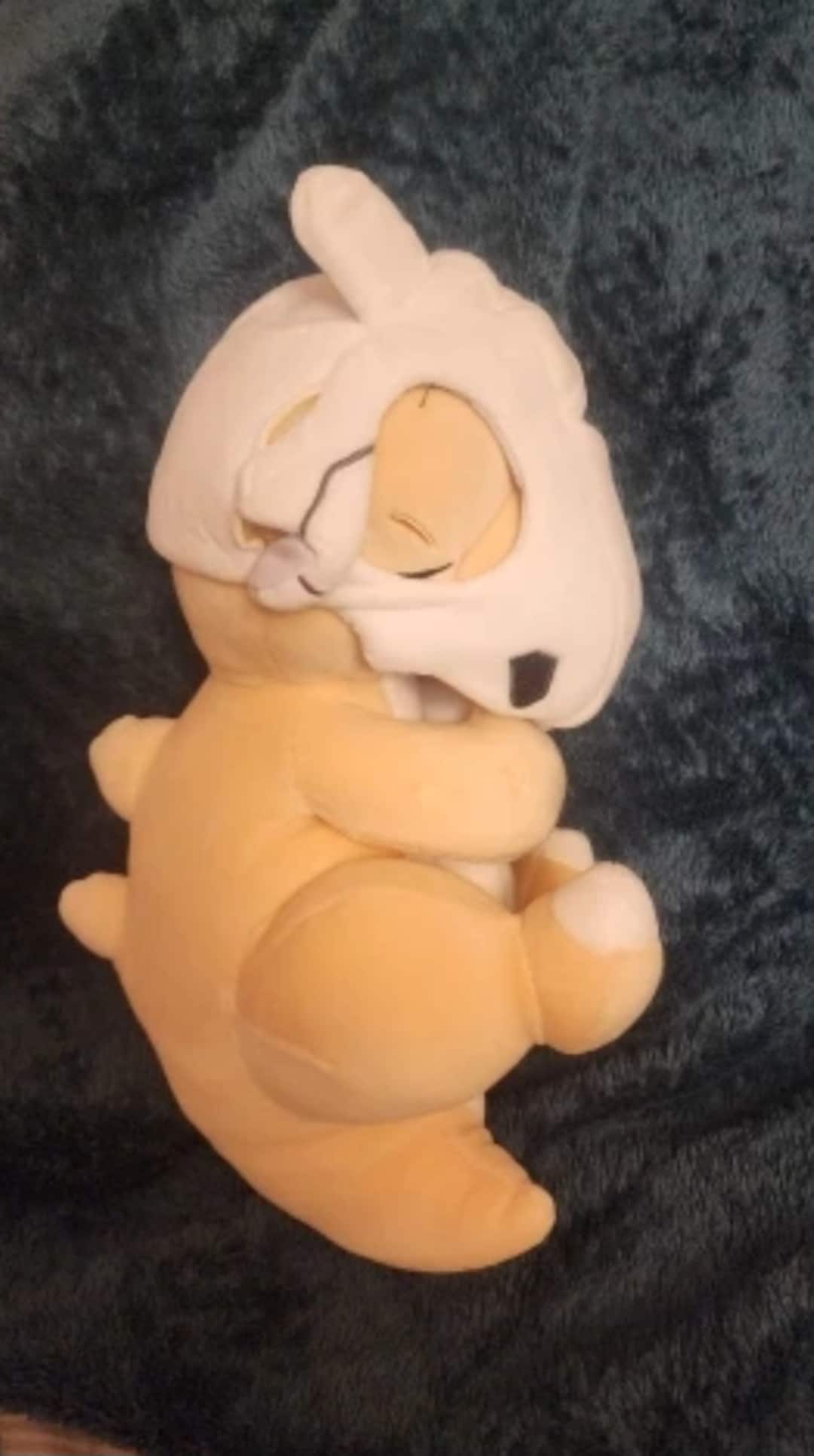 Sleeping Cubone Pokemon Plush, Stuffed Animal Larger Anime Collectable ...