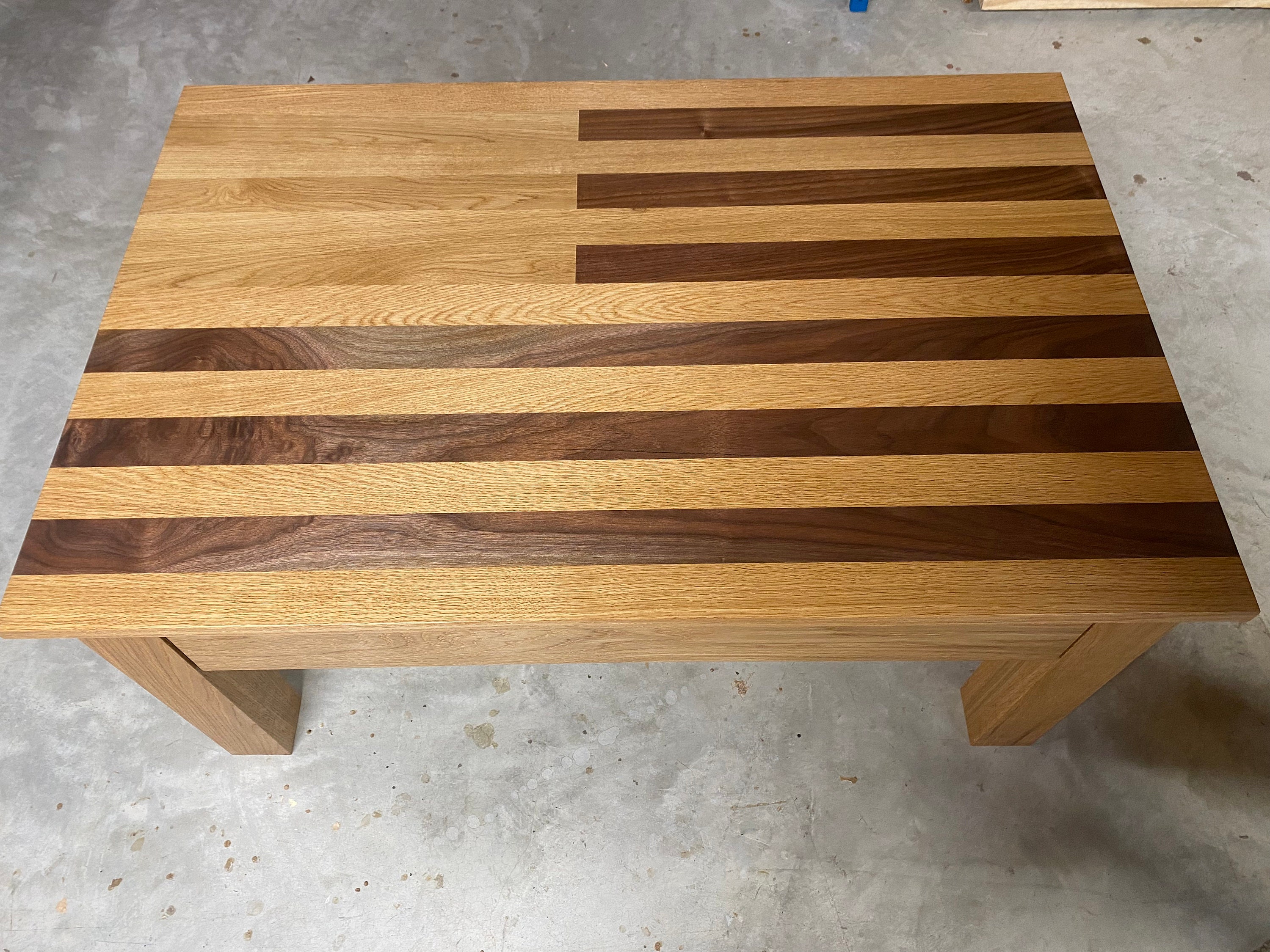 Solid Wood Flag Table - Etsy