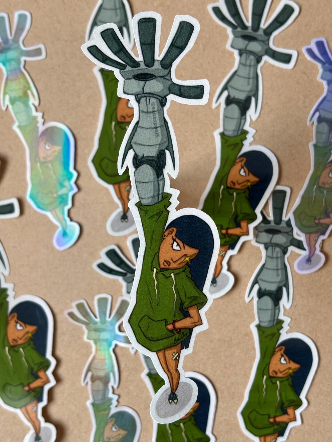 High Five Waterproof Sticker - Etsy