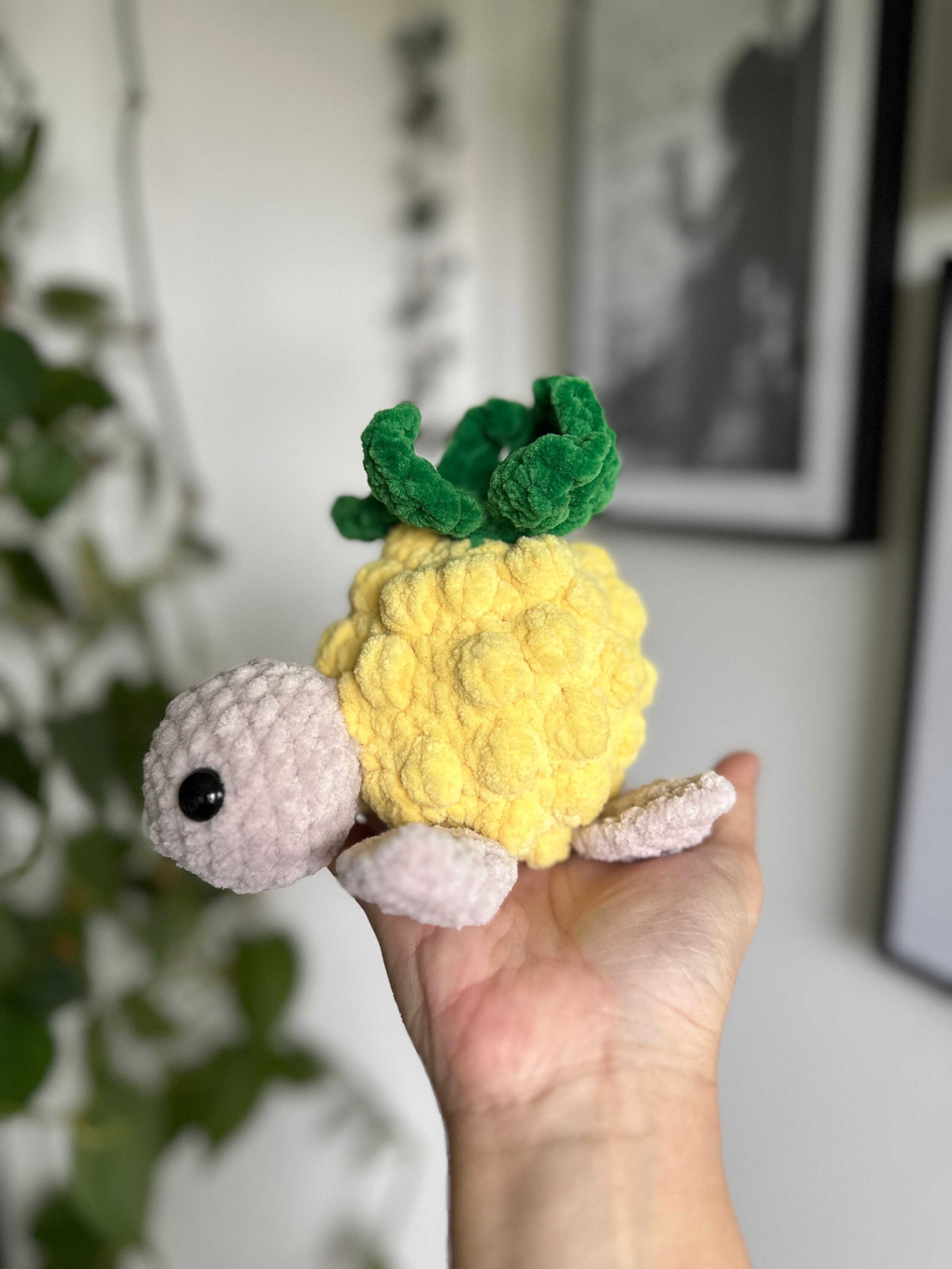 PINEAPPLE Turtle Crochet Pattern /fruit Turtle /food Turtle /dessert ...