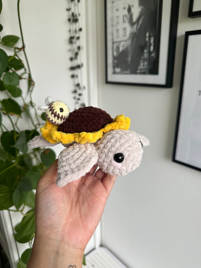 FLOWER Turtle Crochet Pattern / Flowerturtle / Sunflowers / Daisy ...
