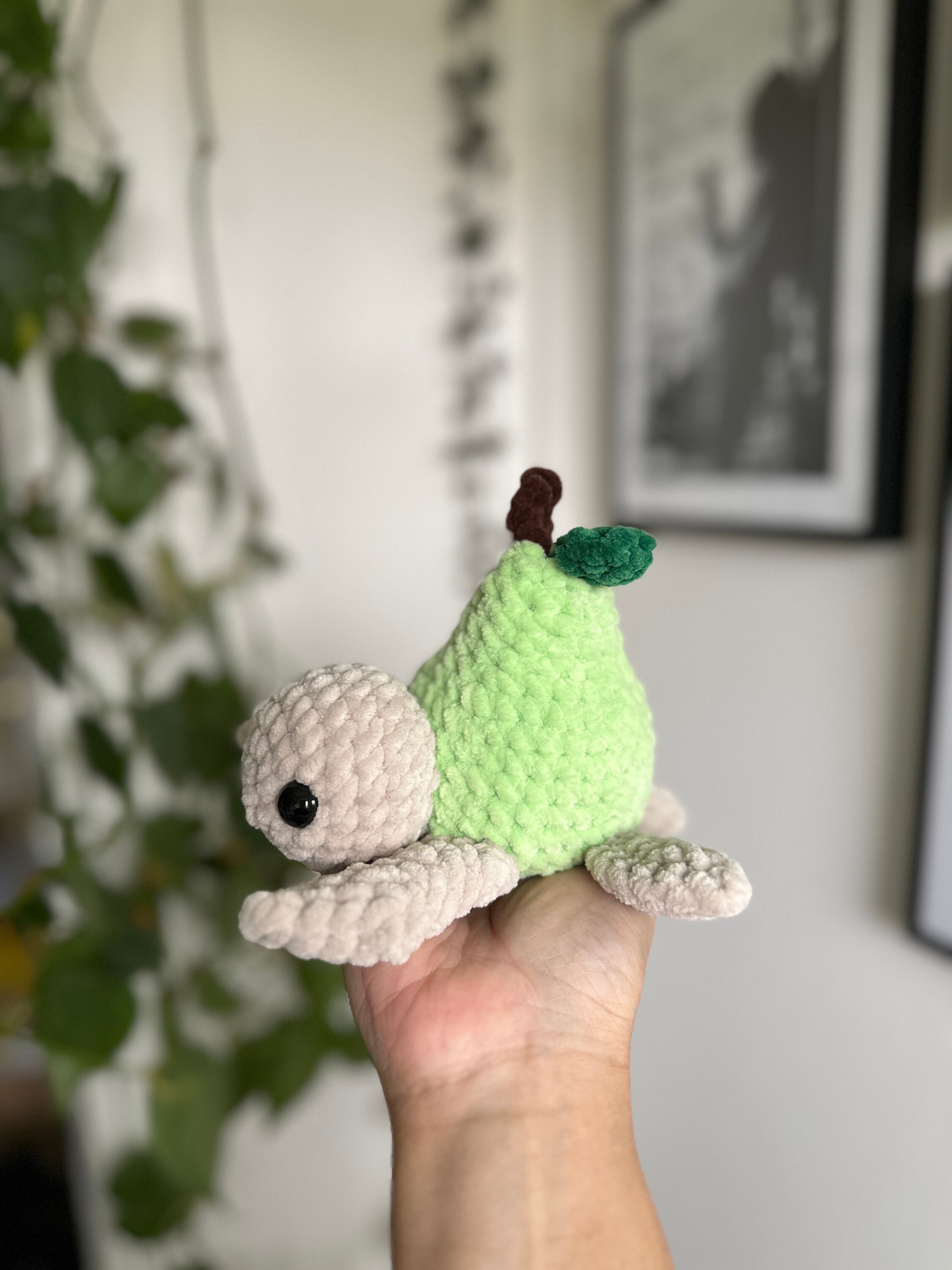 PEAR Turtle Crochet Pattern /fruit Turtle / Food Turtle / Dessert ...