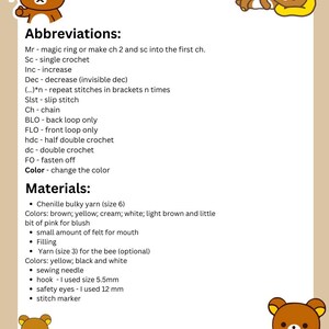 Kumma Bear Crochet Pattern / Rila Bear / Bear Pattern / Amigurumi ...