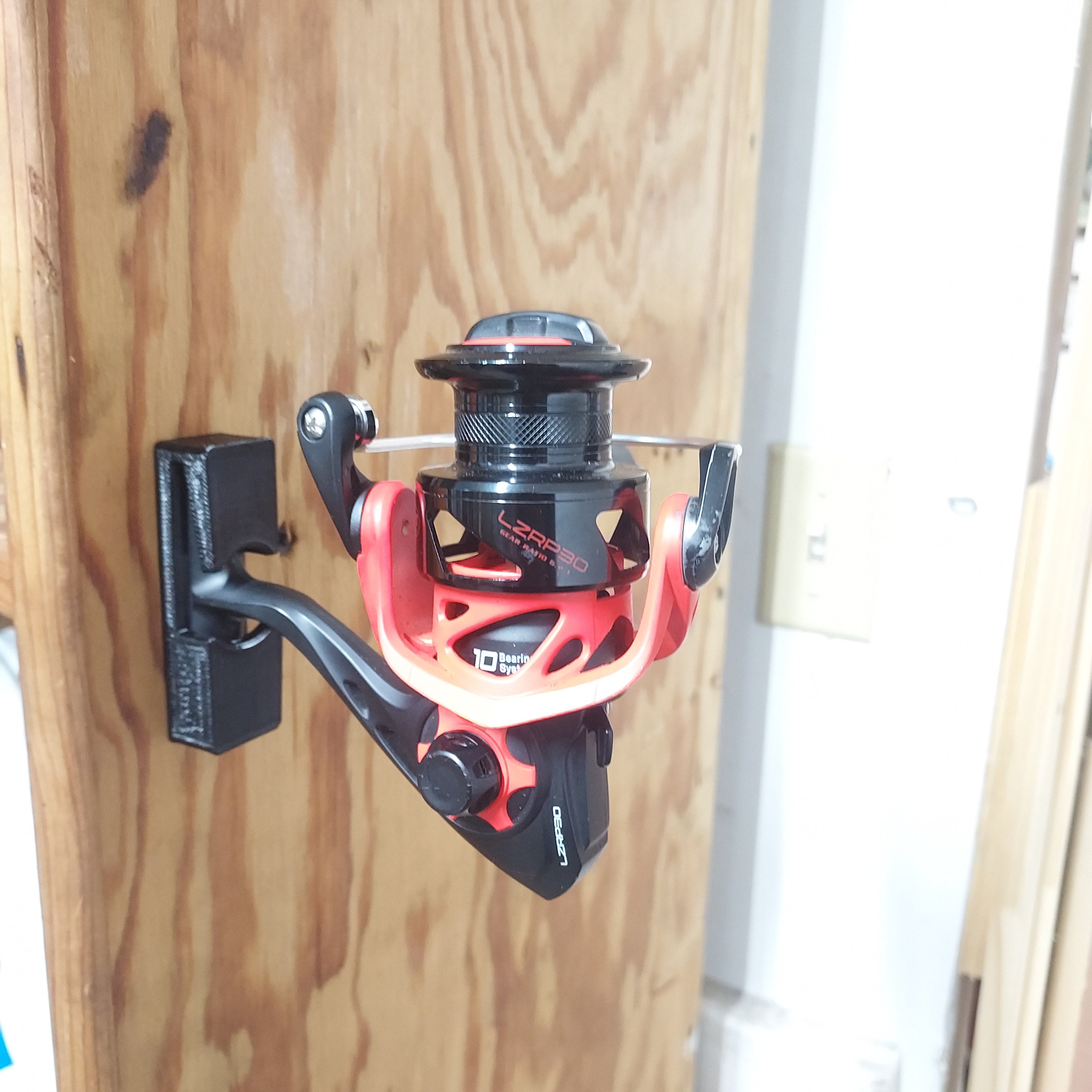 3d Printed Wall Mounted Spinning Reel Holder - Etsy