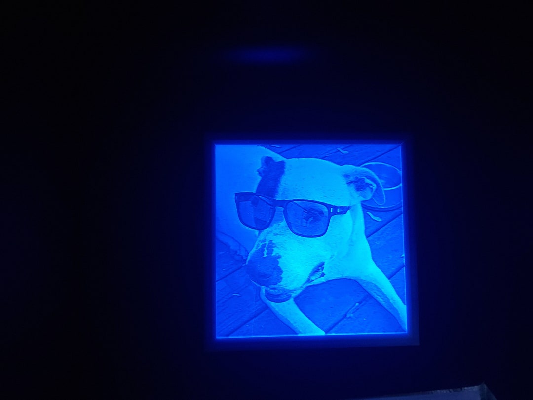 3D Printed Customizable Lithograph Light Box - Etsy