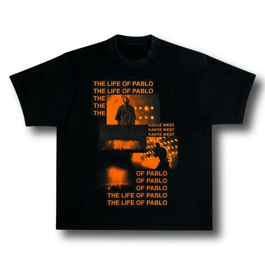 Kanye West Ye Saint Pablo TLOP Tour Heavy Boxy Streetwear Vintage Style ...