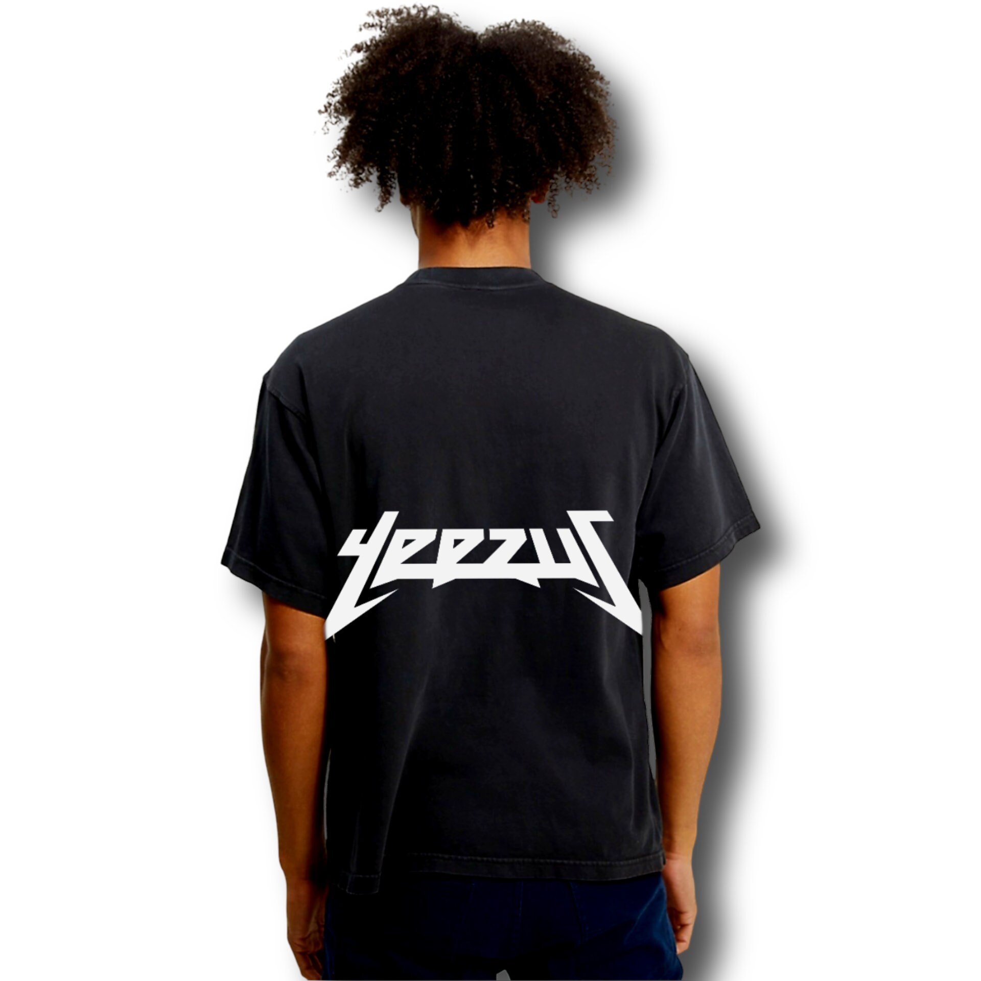 Kanye West Ye Yeezus Tour Angels Premium Heavyweight Boxy Washed Black ...