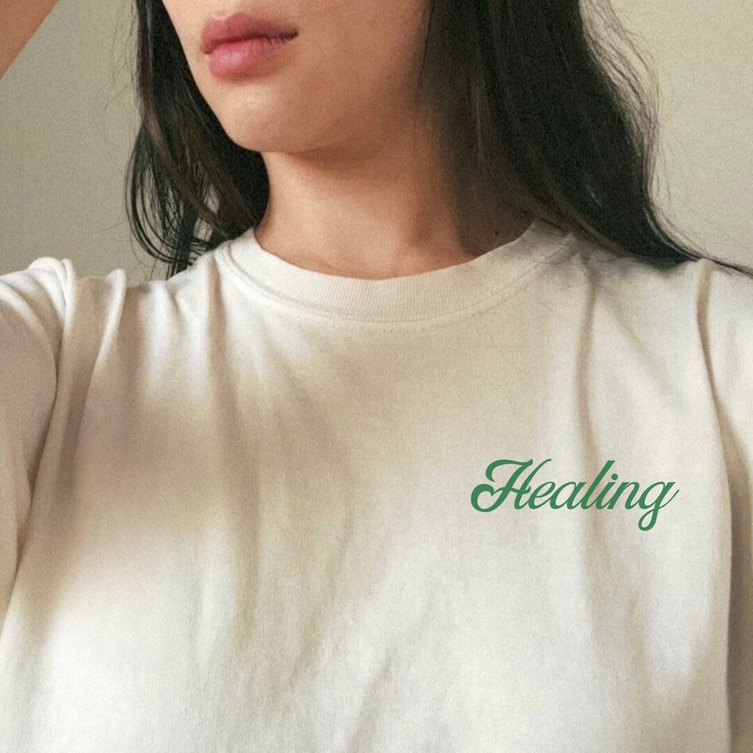 Healing T-shirt, Mental Health Gift, Healing Gift, Oversized T-shirt ...