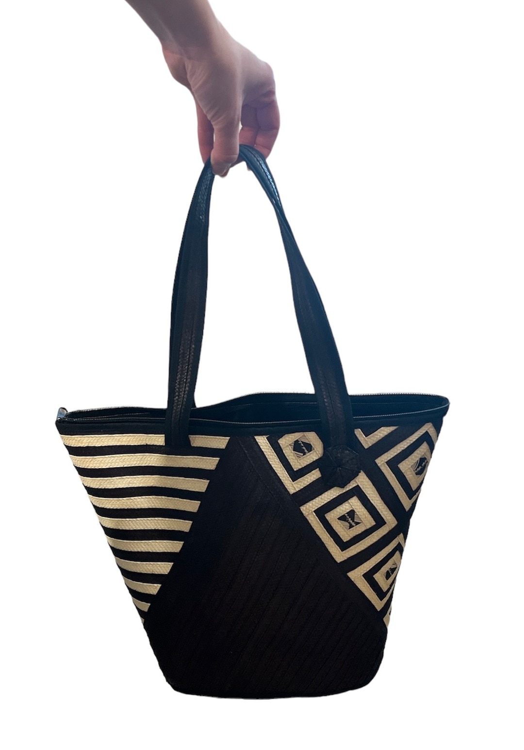 Arrow Cane Bag/ Caña Flecha Bolso/ Artisenal Bag/ Modern Purse/ Travel ...