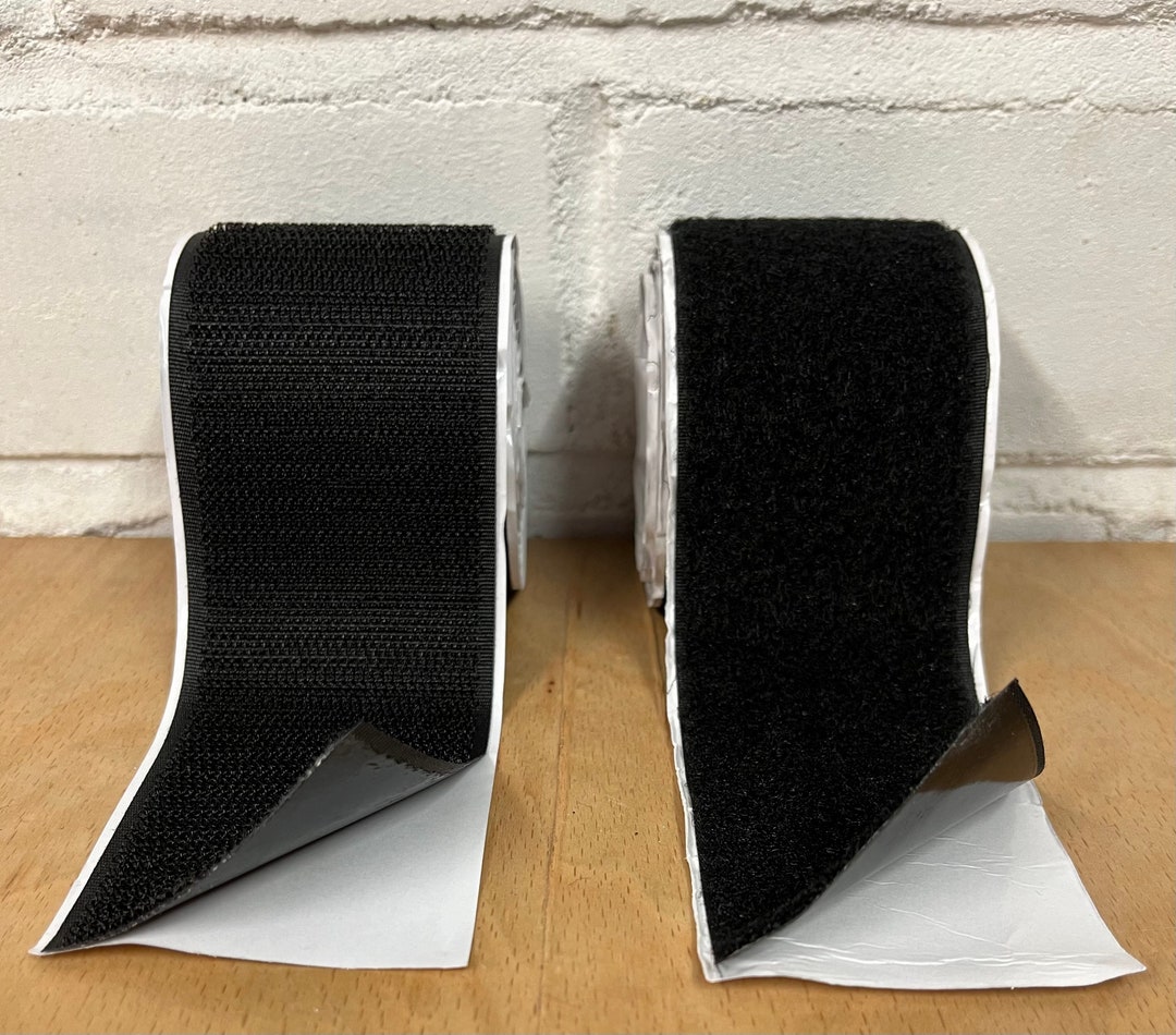 Velcro 5 Meters of 2” Black or White Our Industrial Strength Sticky ...
