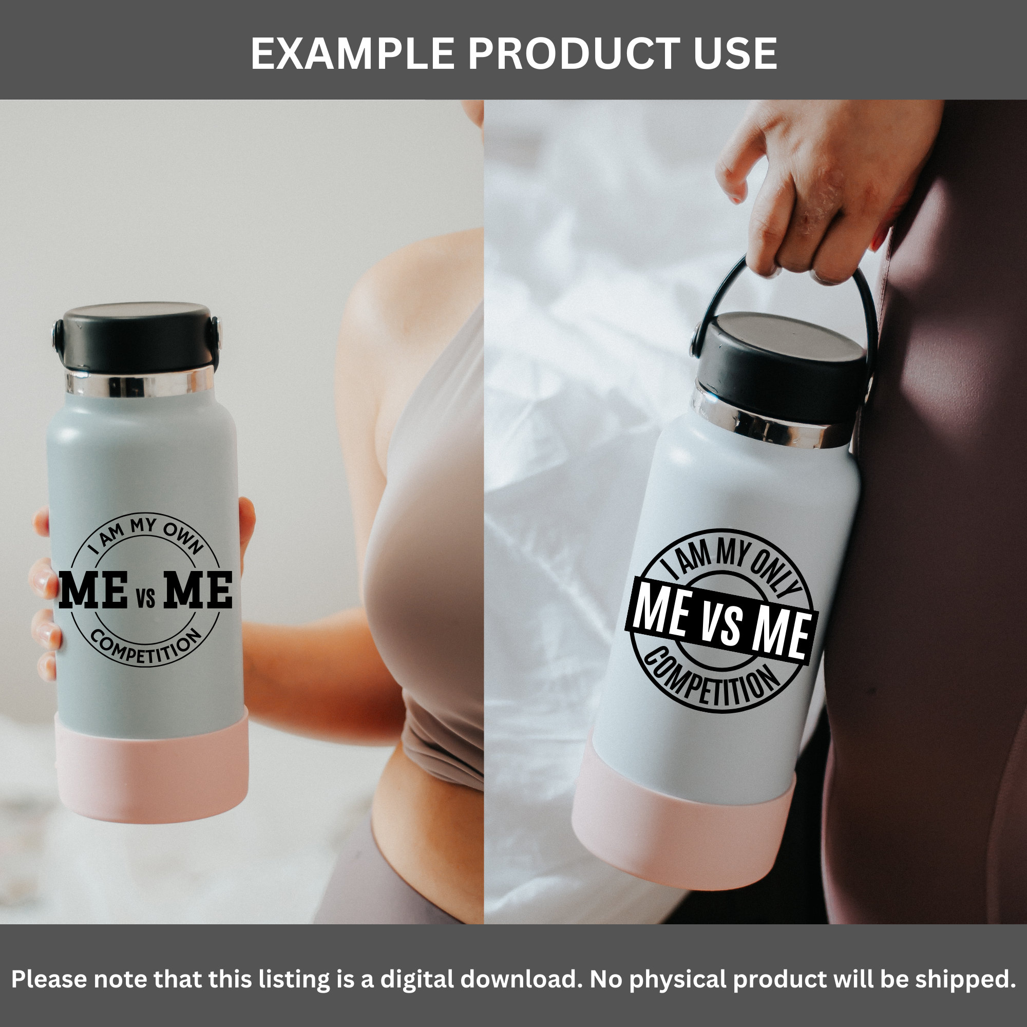 Me Vs Me Svg Bundle | I Am My Own Competition Digital | I Am My Only ...