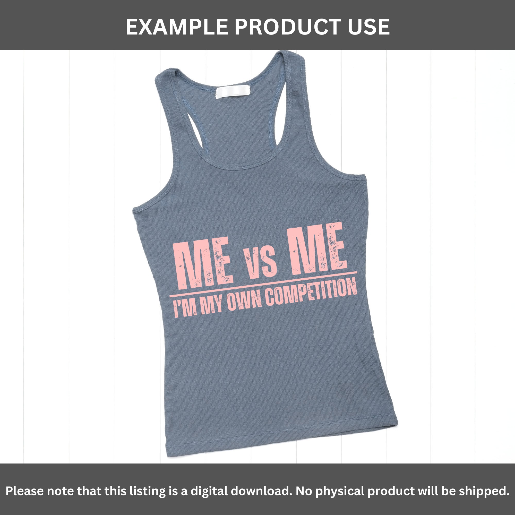 Me Vs Me Svg Bundle | I Am My Own Competition Digital | I Am My Only ...