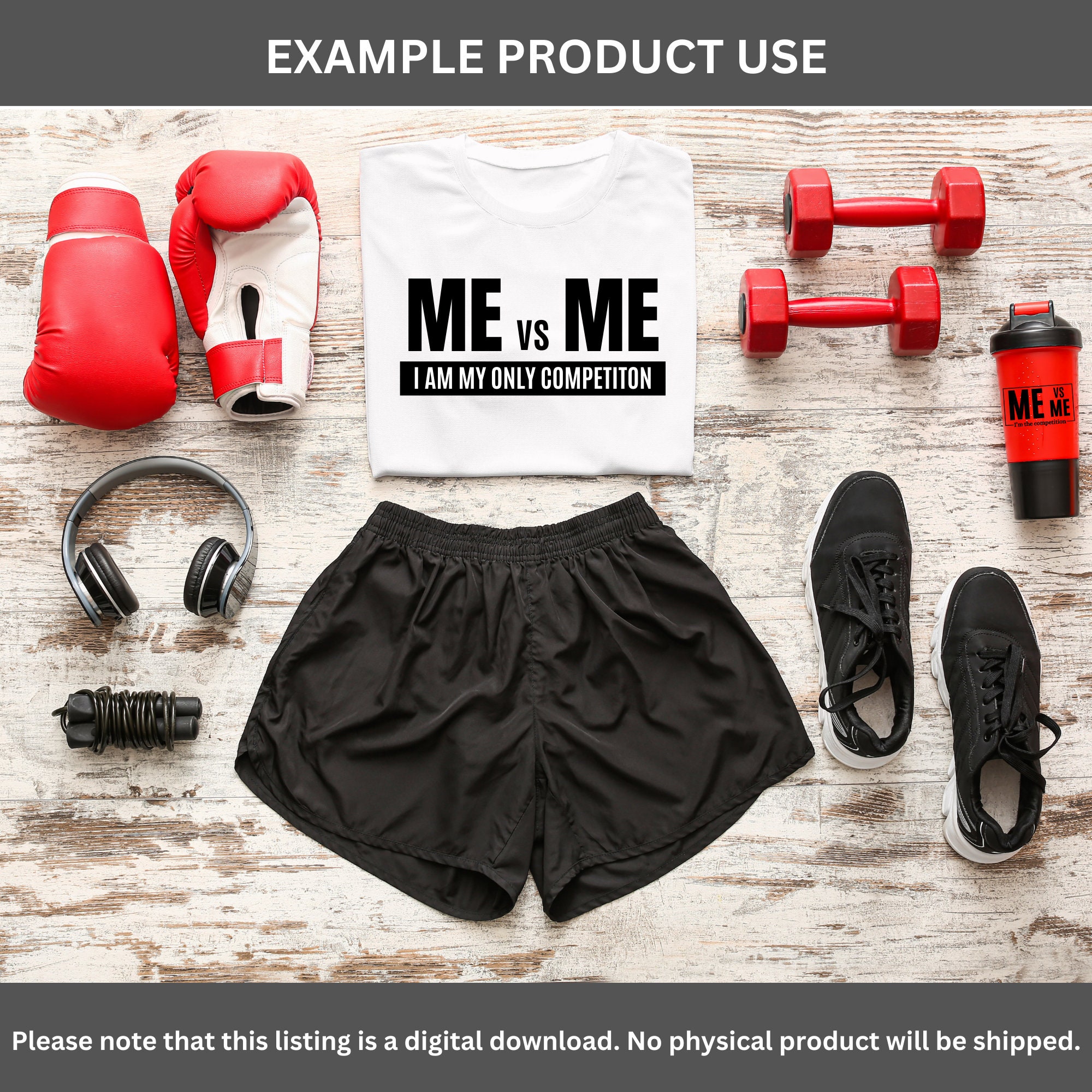 Me Vs Me Svg Bundle | I Am My Own Competition Digital | I Am My Only ...