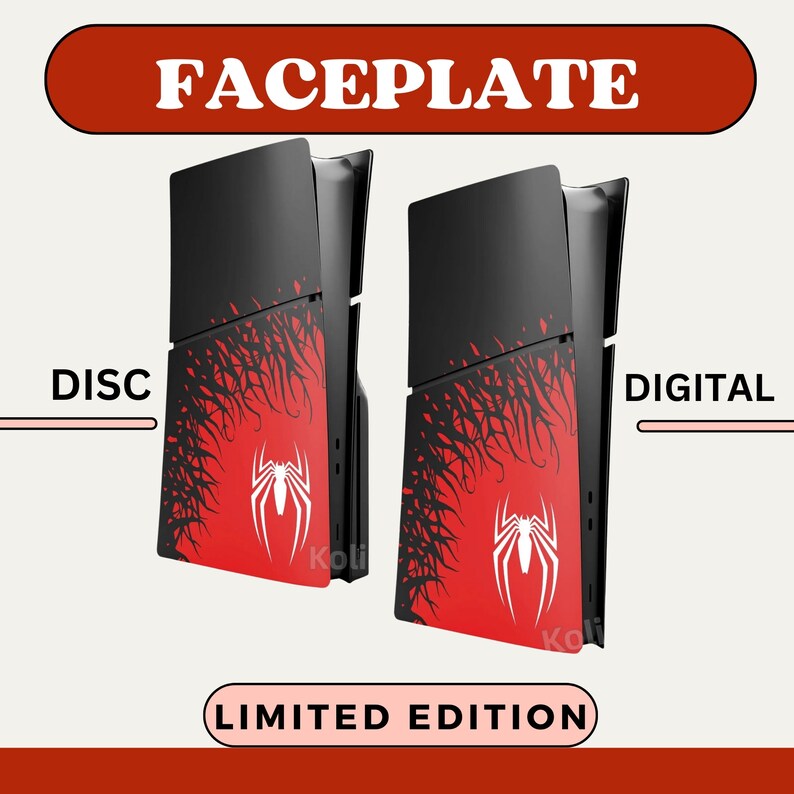 PS5 Slim Version, PS5 Plates, PS5 Faceplates, Console Plate, Disc ...