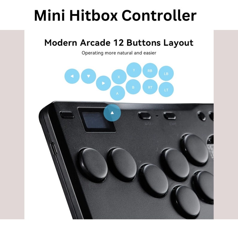 Hitbox Controller Leverless Controller Hitbox Arcade Birthday Gifts for ...