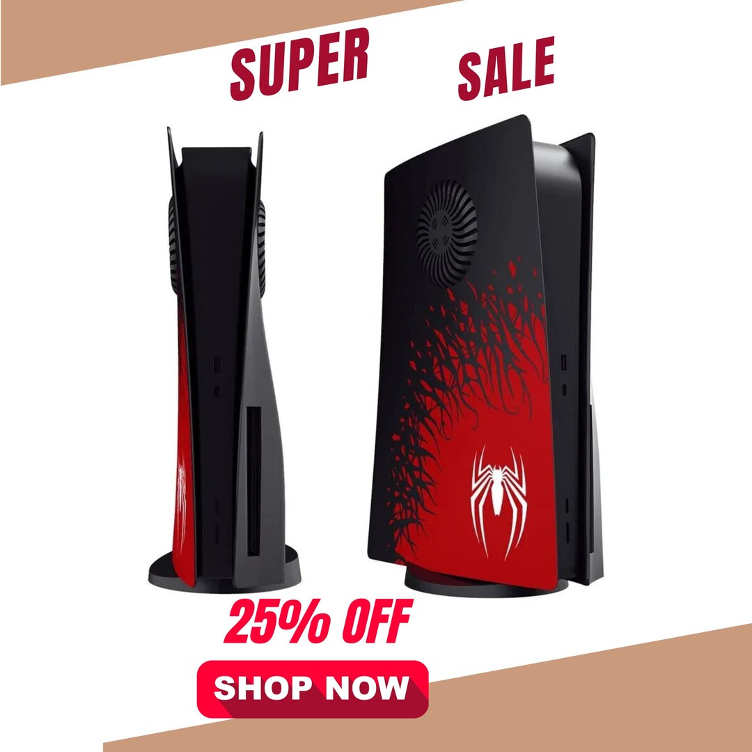 PS5 Plates With Vents, Spiderman, PS5 Faceplate, PS5 Console Plate ...