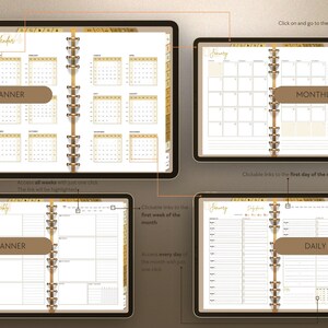 Digital Planner 2024-2025, Dated Planner, Christmas Gift, Yearly ...