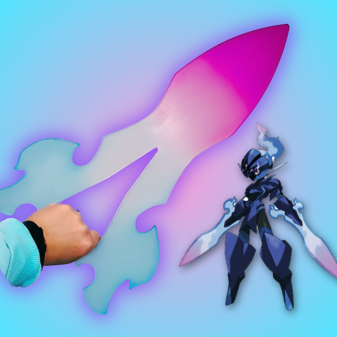 Ceruledge Sword Vector File for Laser, CNC DIGITAL FILE Pokémon Gijinka ...