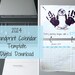 Handprint Art Calendar Handprint Craft Daycare Printable Template ...