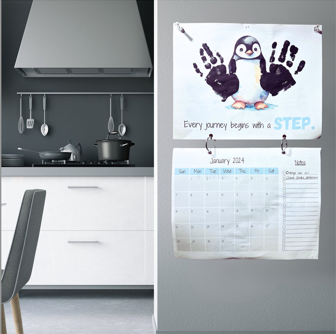Handprint Art Calendar Handprint Craft Daycare Printable Template ...