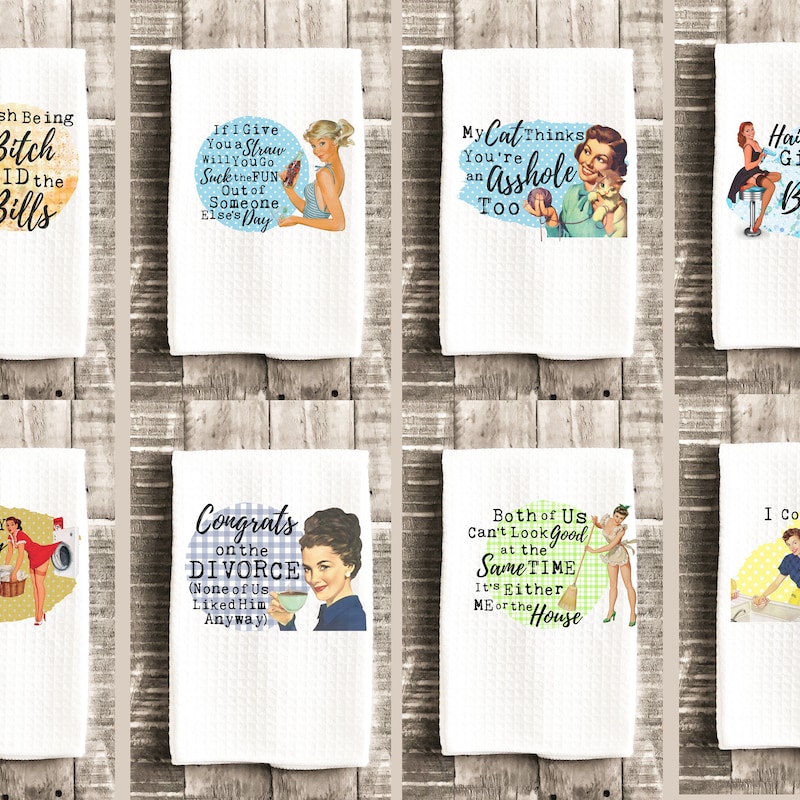 Funny Tea Towel - Etsy