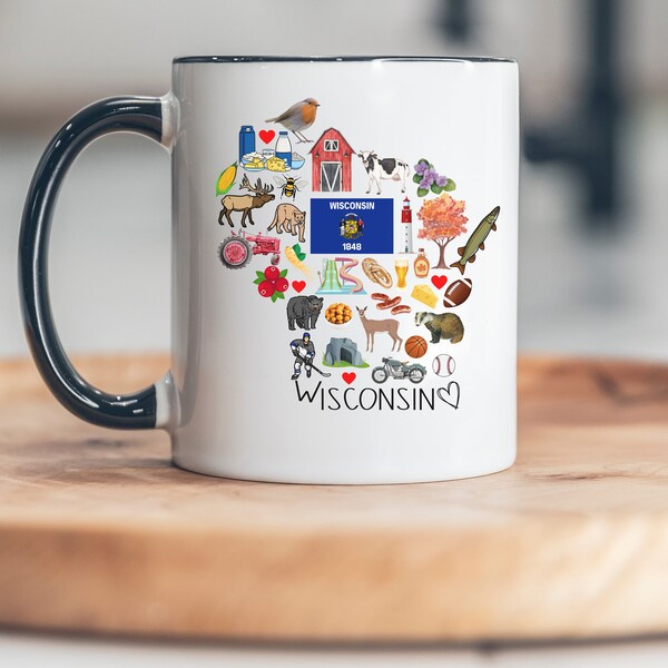 Wisconsin Coffee Mug - Etsy