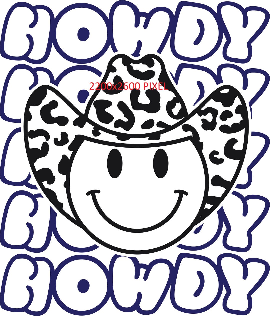 Cowboy Svg Png,howdy Cowboy Hat,wild West,smiley Face Cowboy,howdy Wild ...