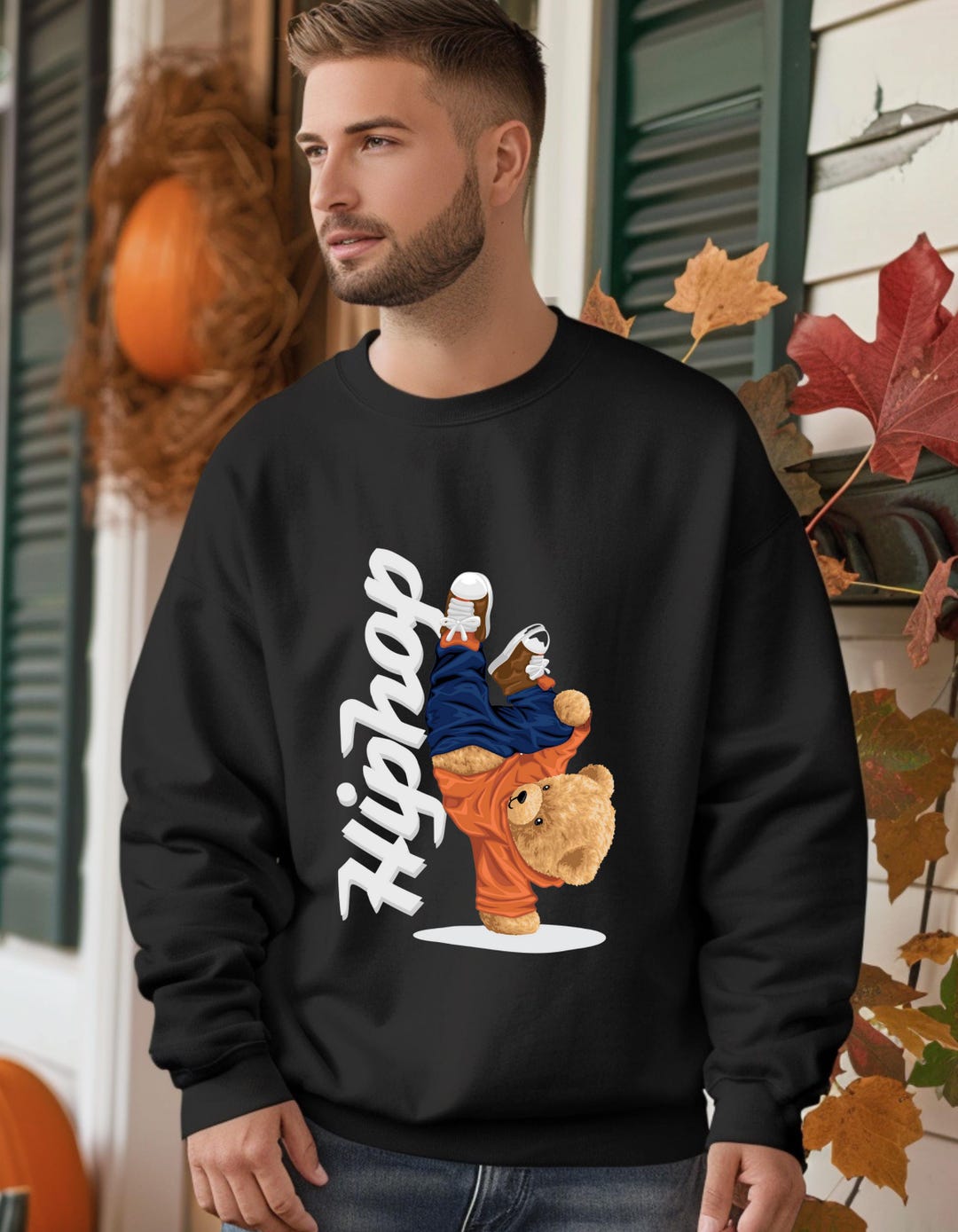 Hiphop Teddy Bear, Cool Teddy Bear, Rock Style in Leather Jacket, Rock ...