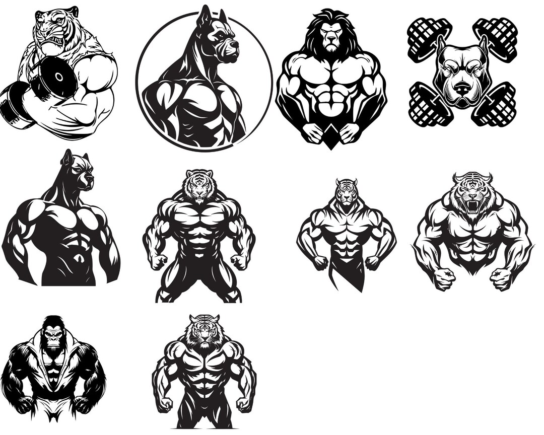 Gym, Dogs Doing Sports, Lion Tiger, Bodybuilder, Muscular Animals ...