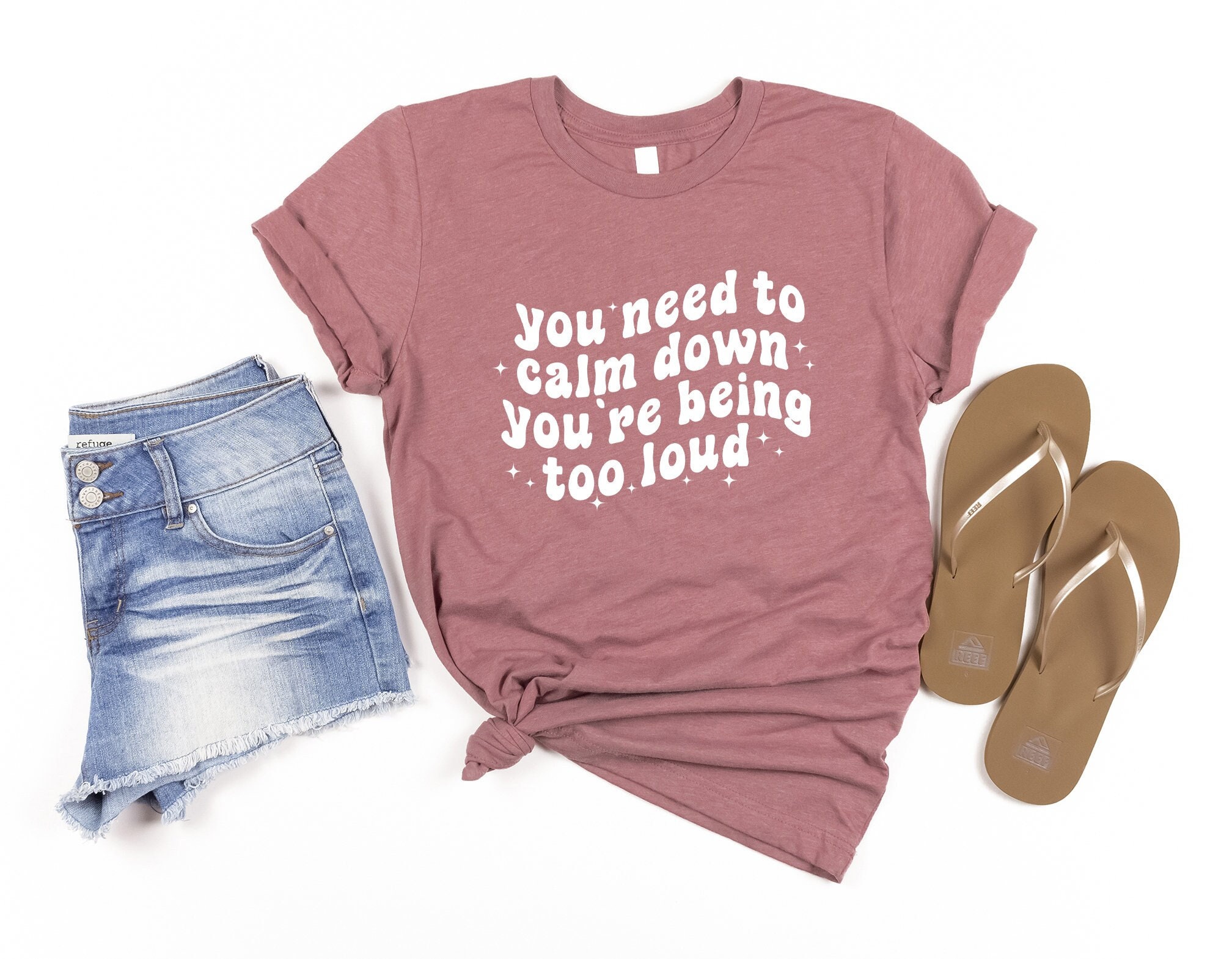 You Need to Calm Down, You're Being Too Loud Shirt, Teacher ...