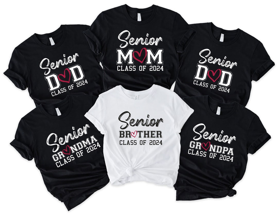 Class of 2024 Family Graduation Shirts, Custom Family Graduation Shirts ...