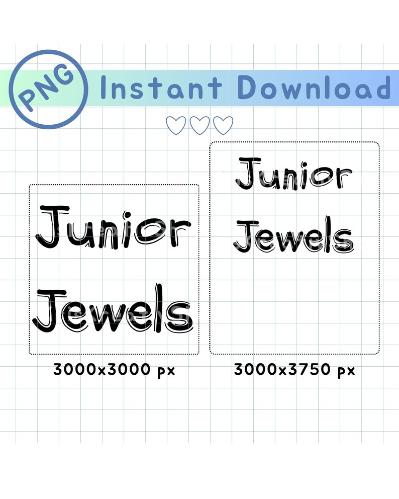 Junior Jewels PNG Instant Download Tee Tshirt Graphic Design T Shirt ...